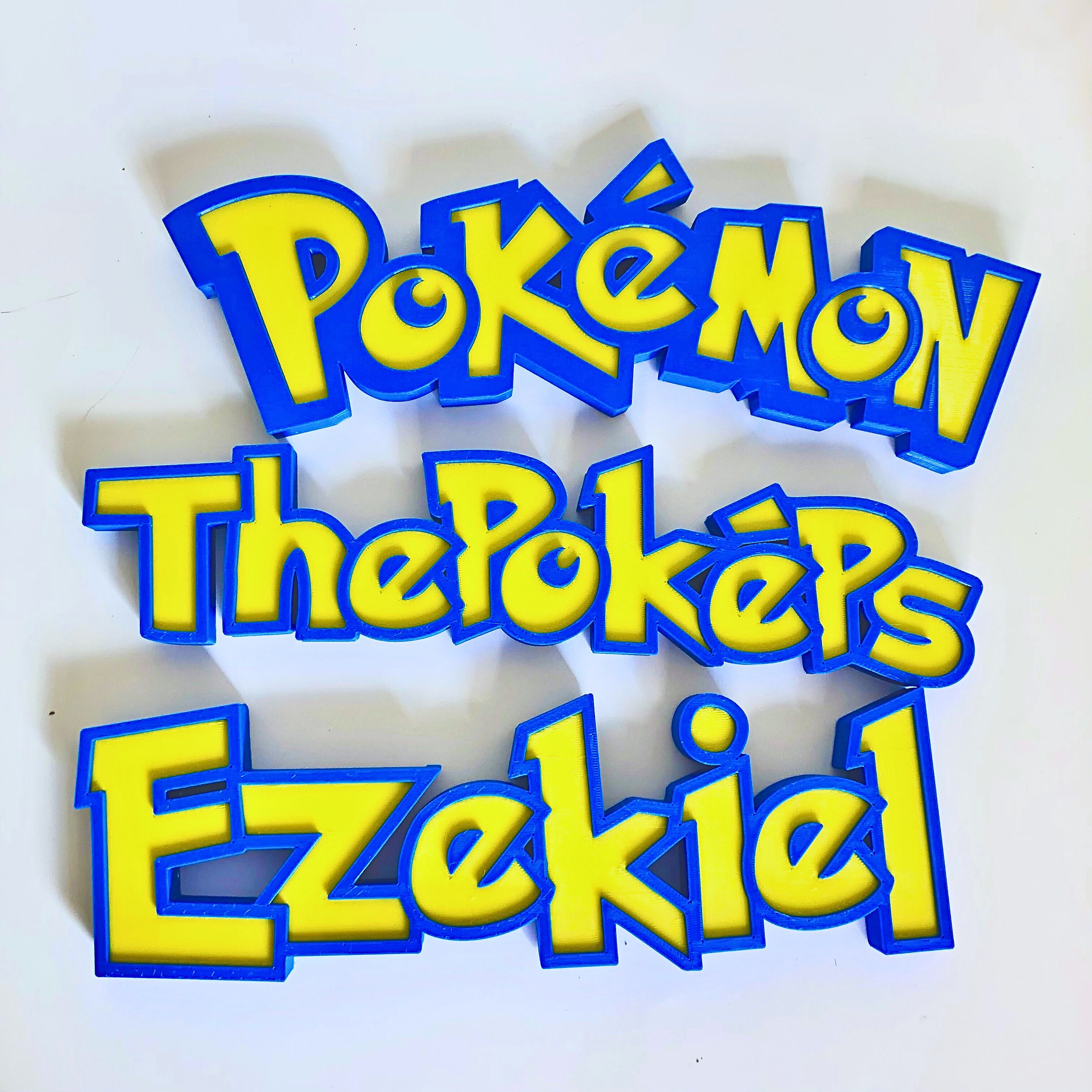 Pokemon Inspired 3D Name Plate Personalized Pokemon Name Tag - Etsy ...