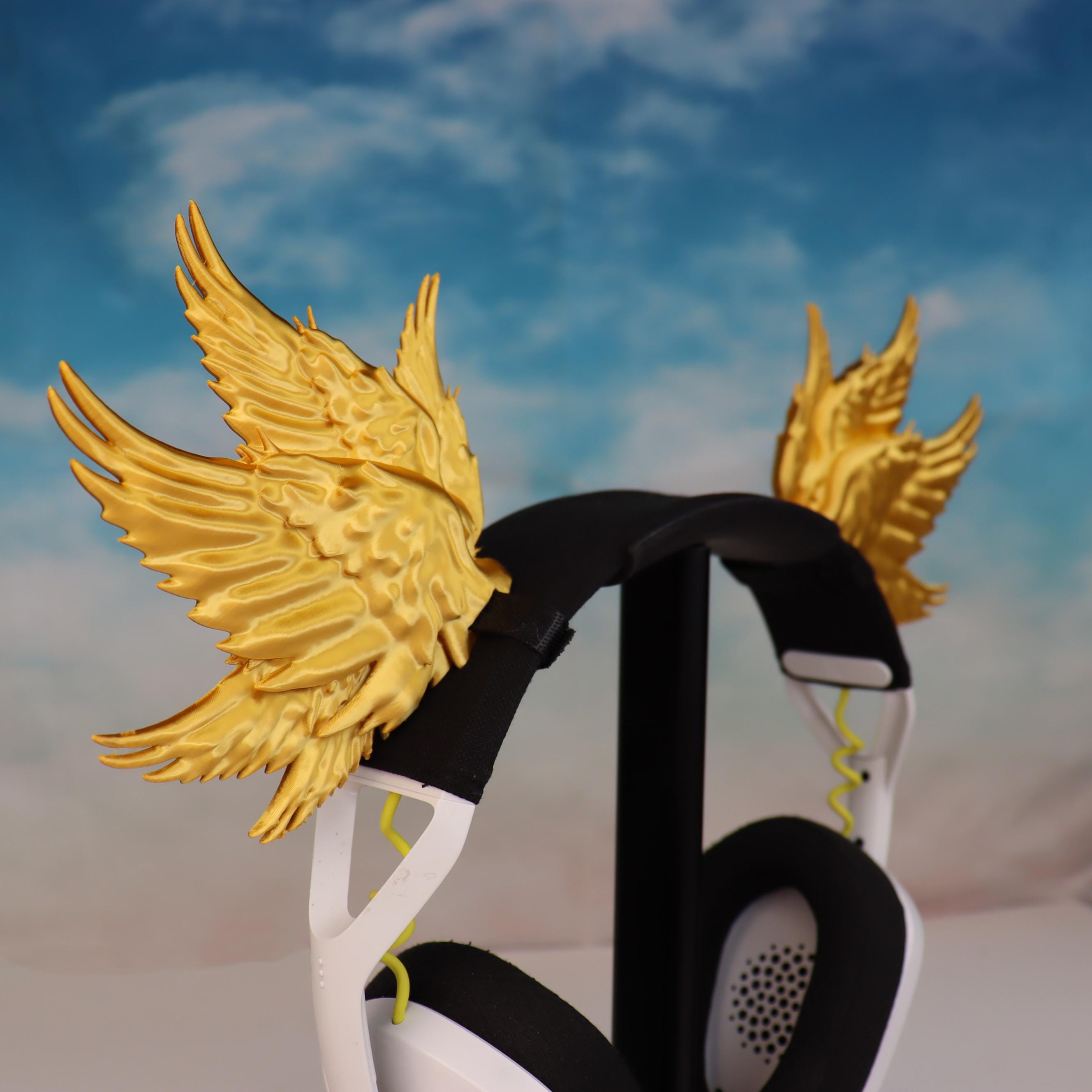Archangel Wings Headphone Attachment | Angelic Headset Accessory ...