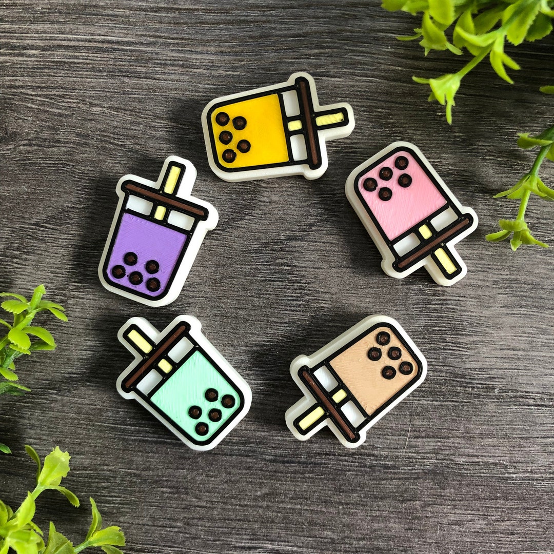 Boba Milktea Magnet Set | 3D Bubble Tea Magnet Set | Super Cute Magnet ...