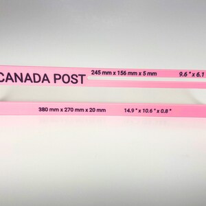 Canada Post Envelope Size Guide | Standard & Oversized Mail - Etsy