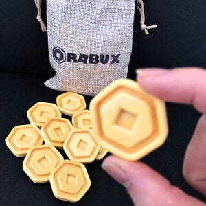 Roblox Robux Coins | Replica Prop Coins | Game Coins | Roblox Fan Gift ...