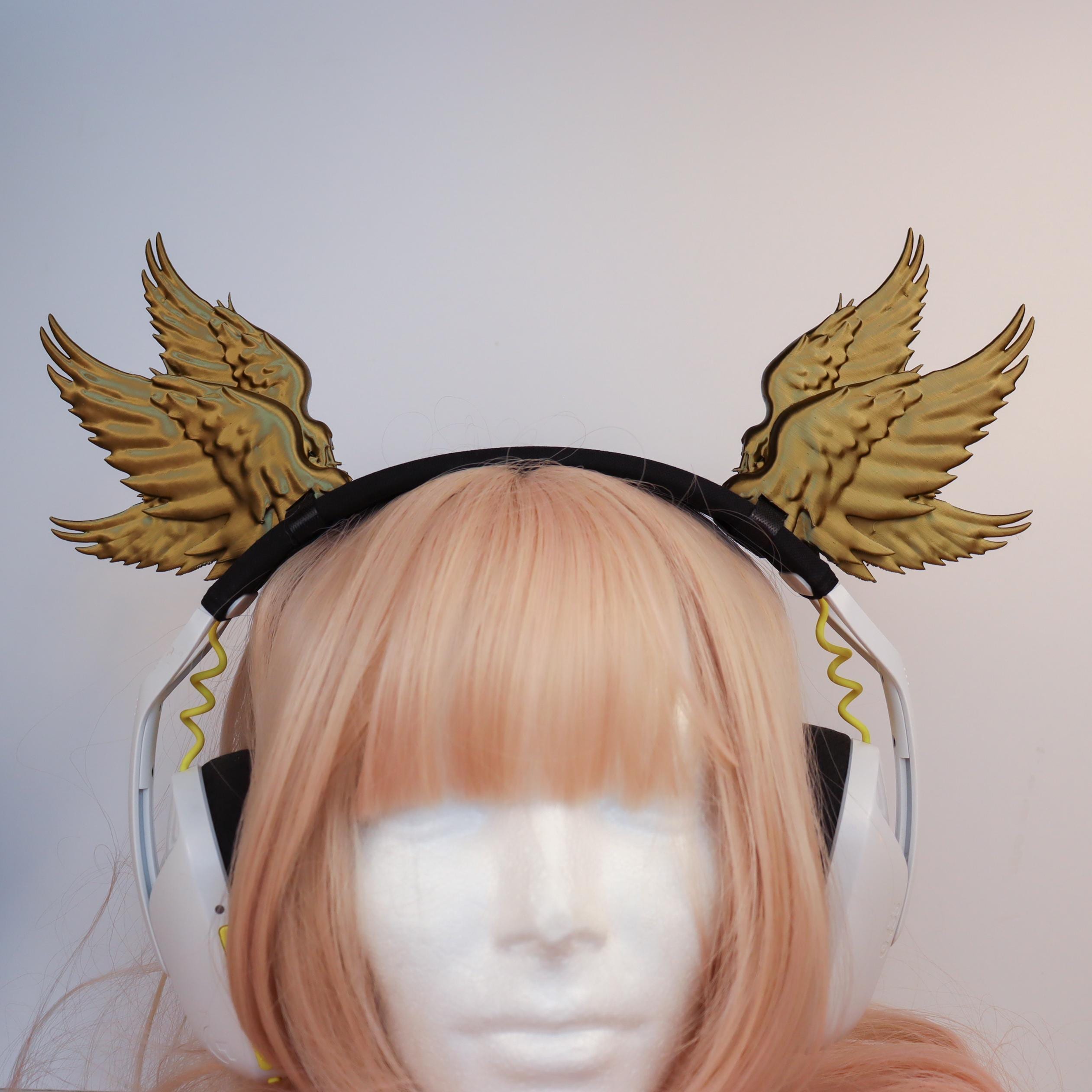 Seraphim Wings Headphone Attachment | Angelic Headset Accessory ...