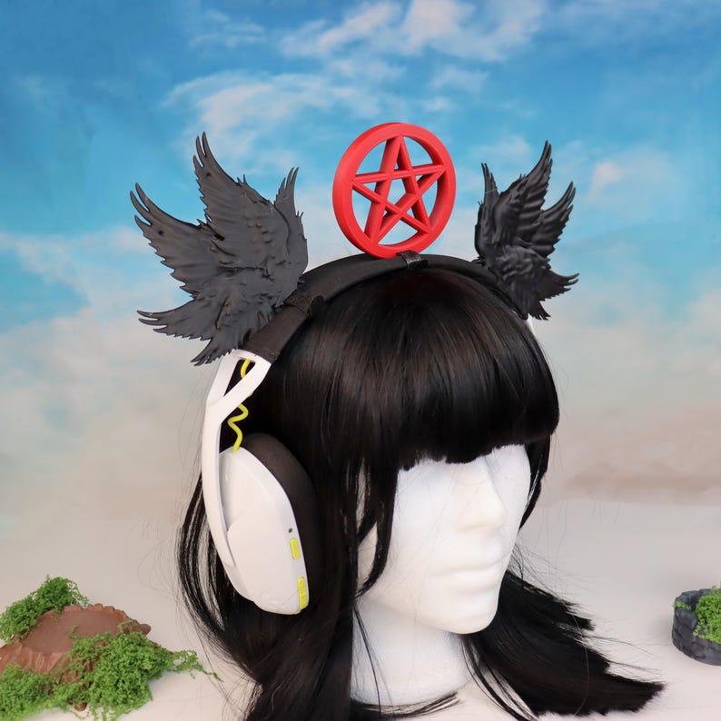 Archangel Wings Headphone Attachment | Angelic Headset Accessory ...