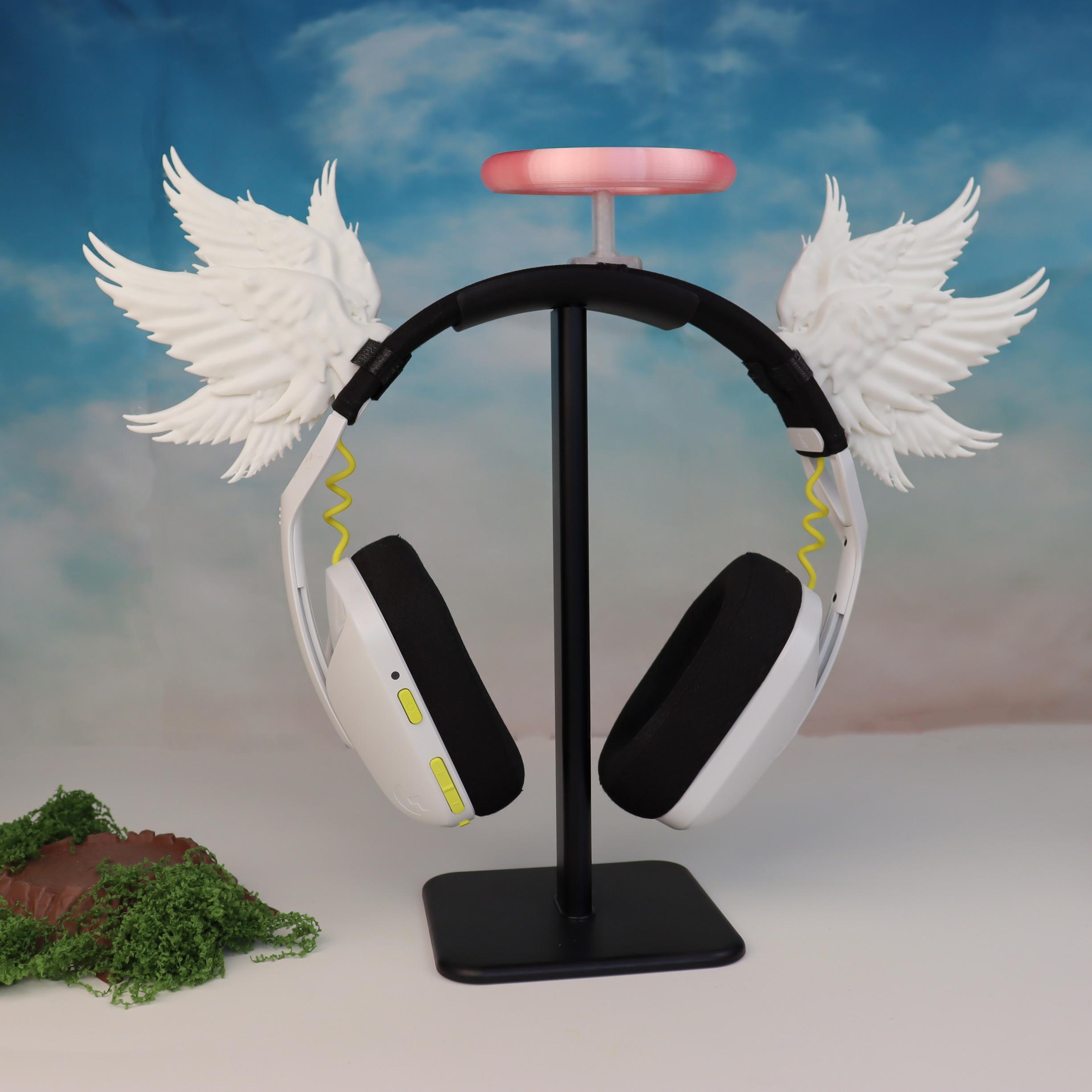 Archangel Wings Headphone Attachment | Angelic Headset Accessory ...