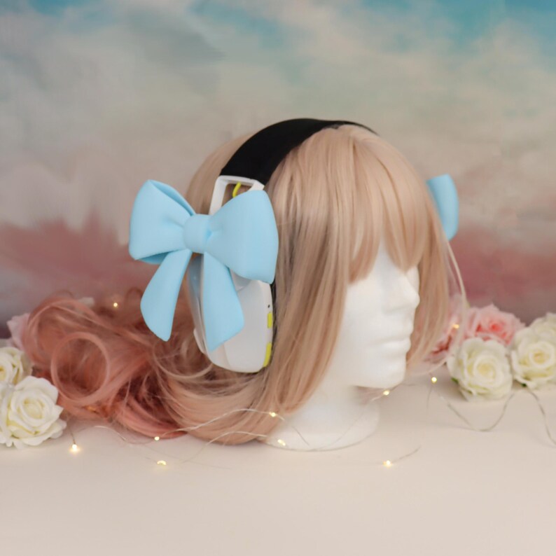 Pair of Bows Headphone Attachment | Kawaii Headset Accessory | Otaku ...