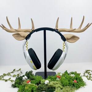 Large Deer Antler Headphone Attachment | Dryad Fawn Cosplay Horn and ...