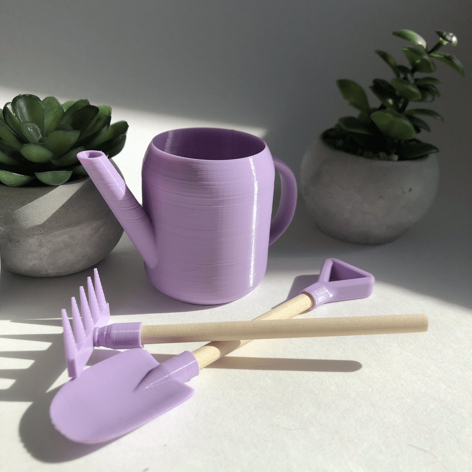 Mini Garden Tools Set | Plant Lover Gift | Mini Shovel, Mini Rake, Mini ...