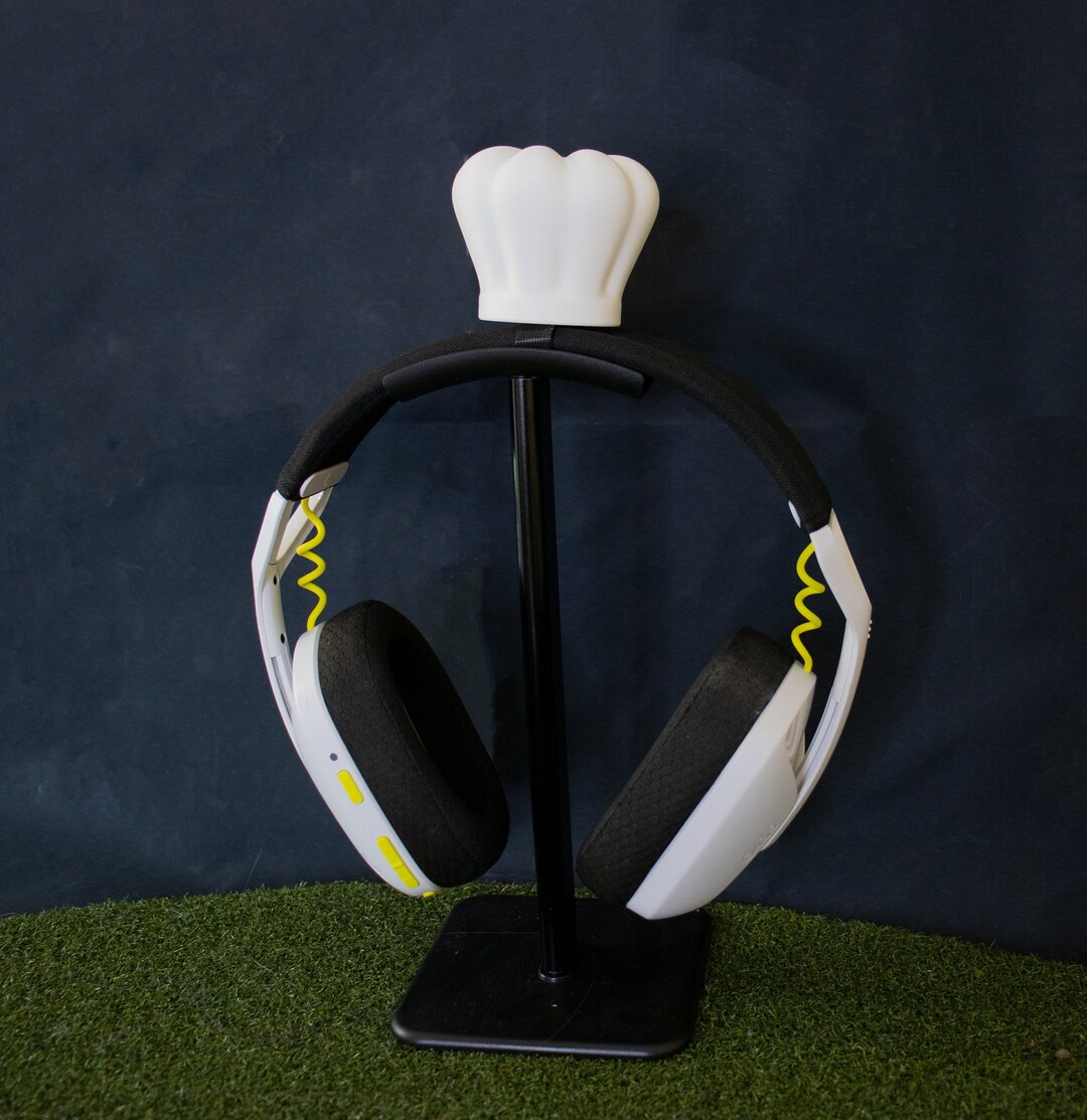 Chef Hat Headphone Attachment | Streamer Headphone Accessory - Etsy
