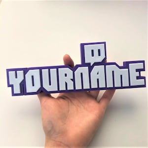Personalized Twitch Name Tag | Twitch Streamer Gift | Twitch Shelf ...