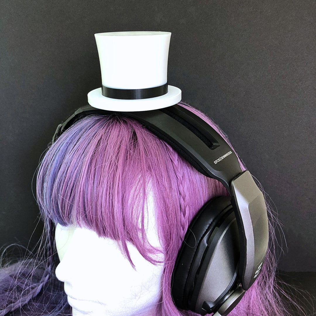 Top Hat Headphone Accessory | Roblox Streamer Prop | Headphone Charm ...