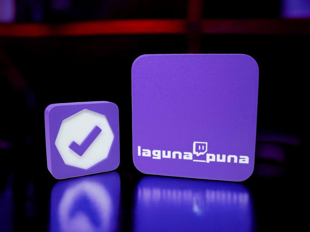 CUSTOMIZED Twitch Partner Desk Decor | Streamer Gift | Boyfriend Gift ...