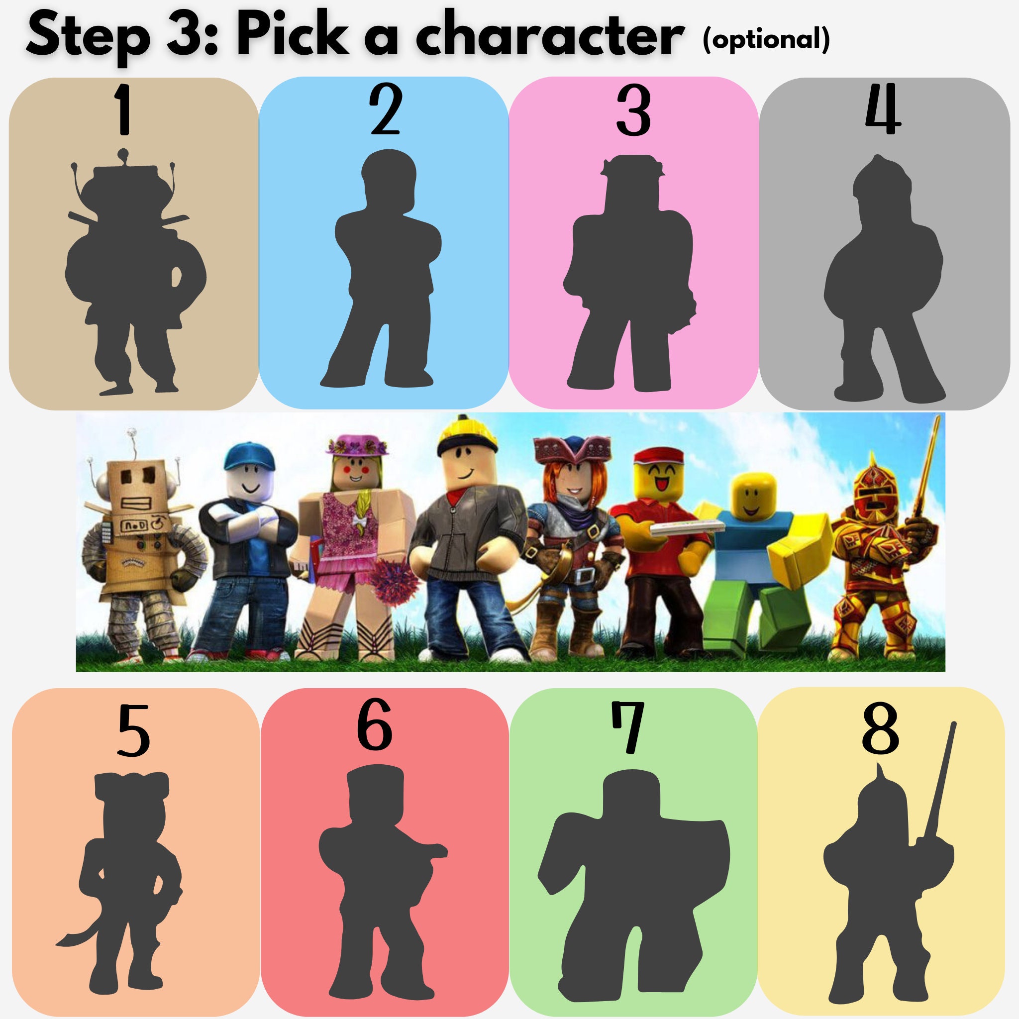 Personalized Roblox Keychain Backpack Tag for Roblox Fan - Etsy