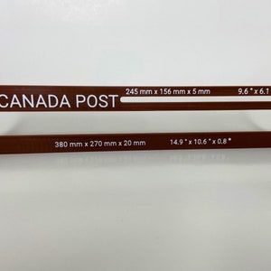 Canada Post Envelope Measurement Guide | Actual Size Slot of Doom ...