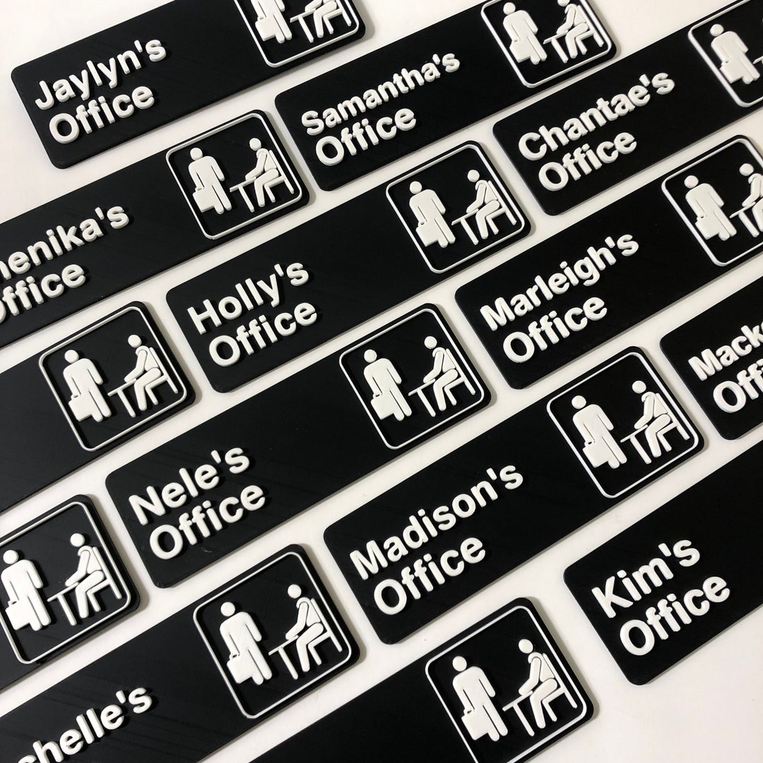 Personalized Door Sign From the Show the Office | Customizable Office ...