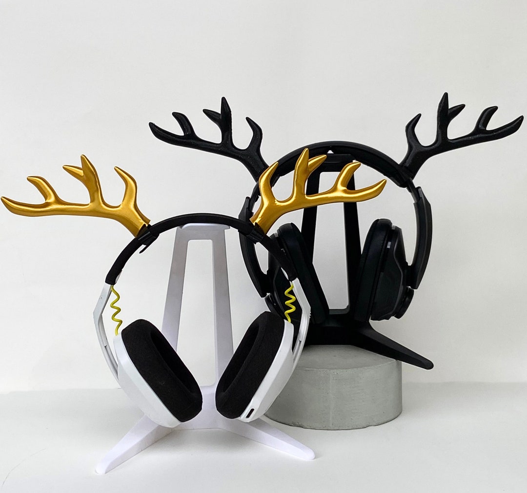 Antler Headphone Attachment | Dryad Antler Headset Accessory | Streamer ...