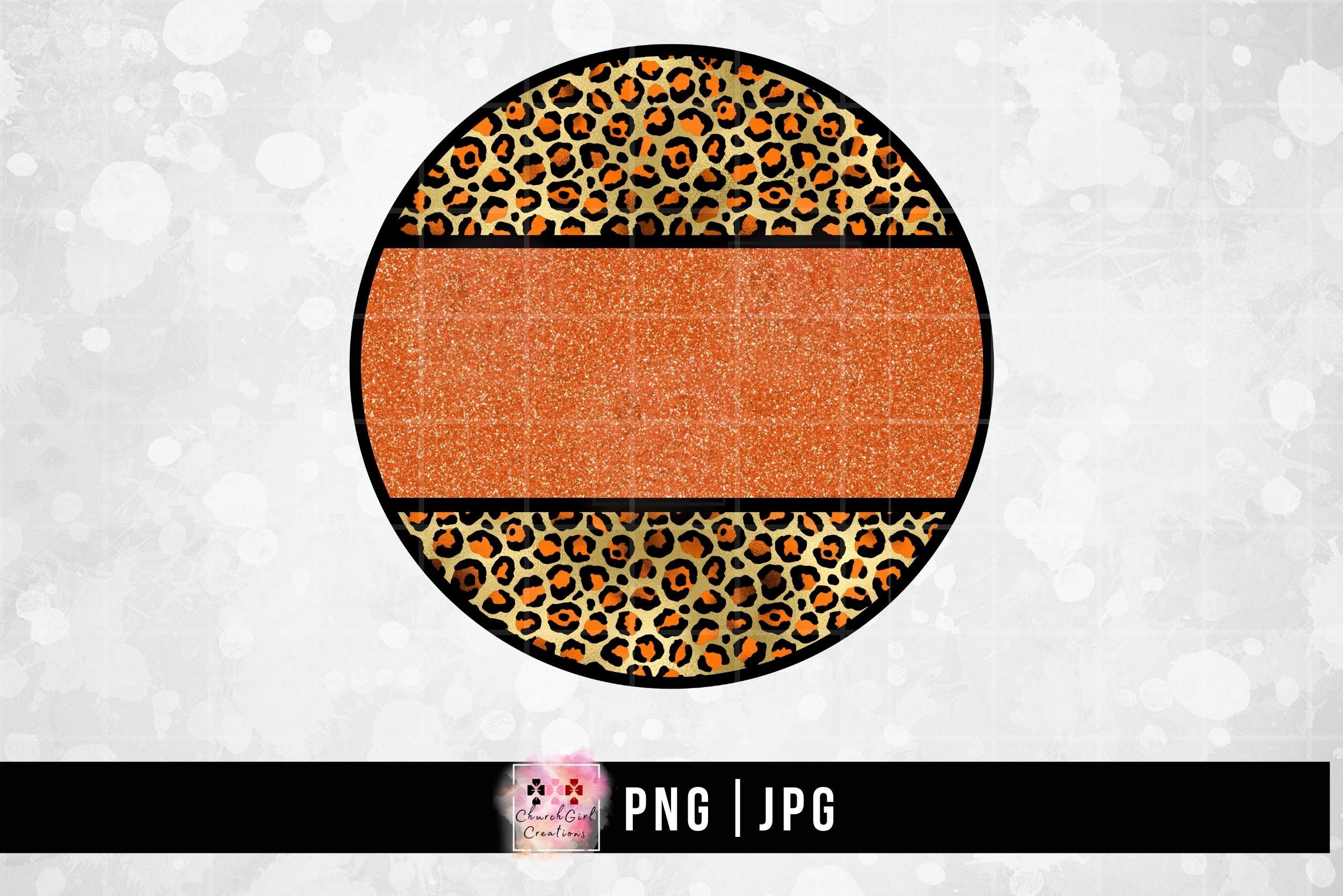 Leopard Circle Png, Orange Glitter Png, Colorful Circle PNG ...