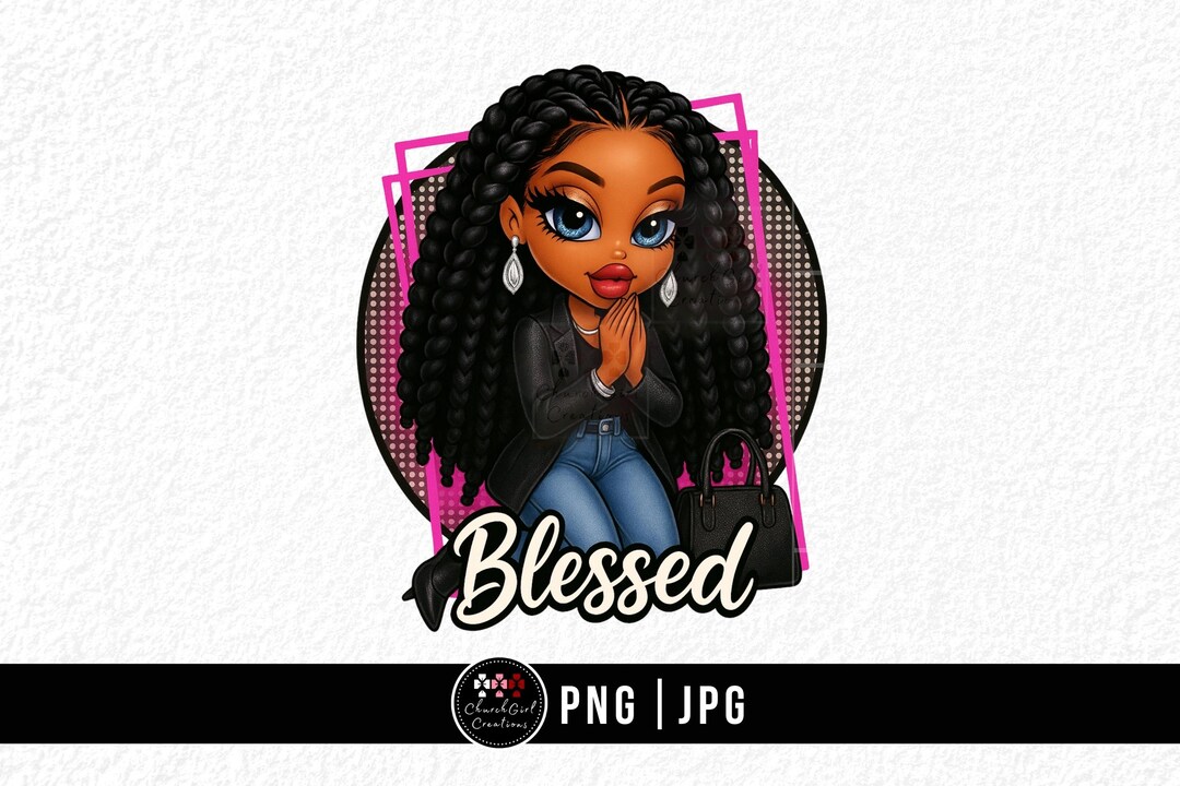 Blessed Png, Black Woman Png, Black Lady Png, Afro Queen Clipart ...