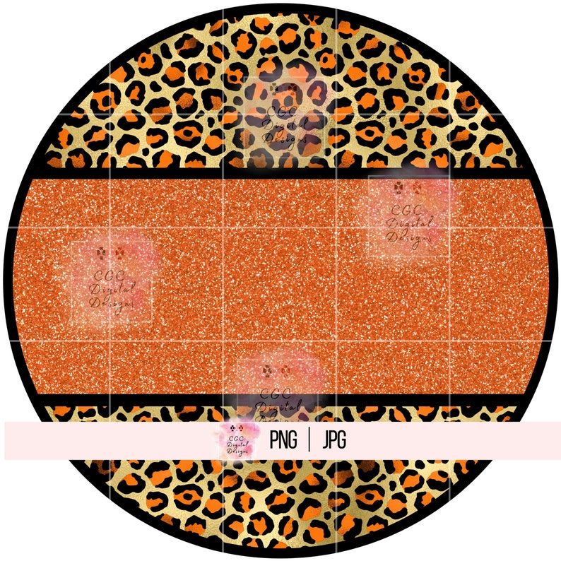 Leopard Circle Png, Orange Glitter Png, Colorful Circle PNG ...