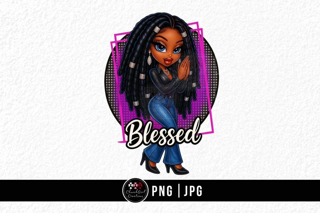 Blessed Png, Black Woman Png, Black Lady Png, Afro Queen Clipart ...