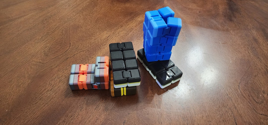 Surprise Color Mixed 3D Printed Fidget Infinity Cube! - 3D Printed ...
