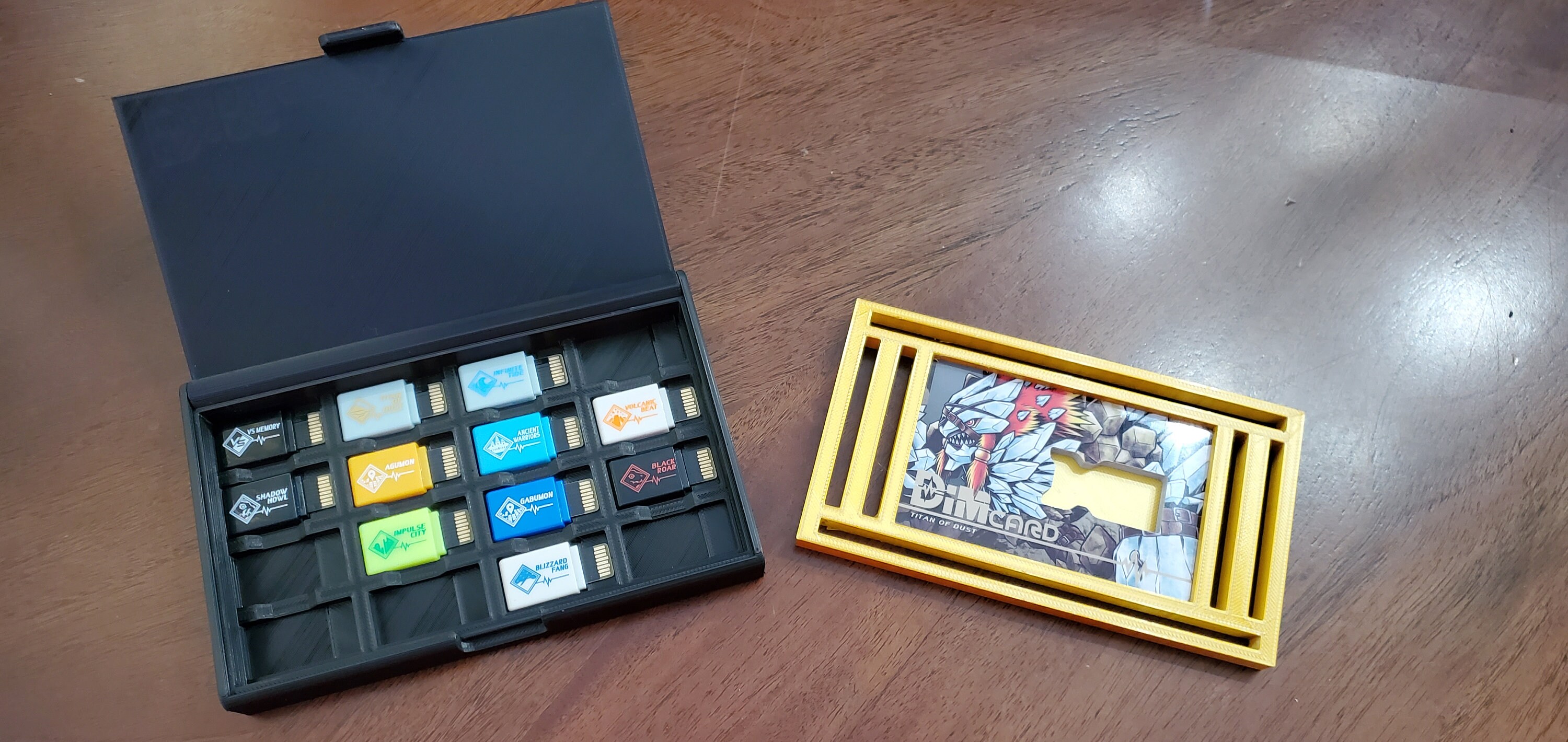 16 Dim Card Case With Card Tray for Digimon Vital Bracelet - Etsy