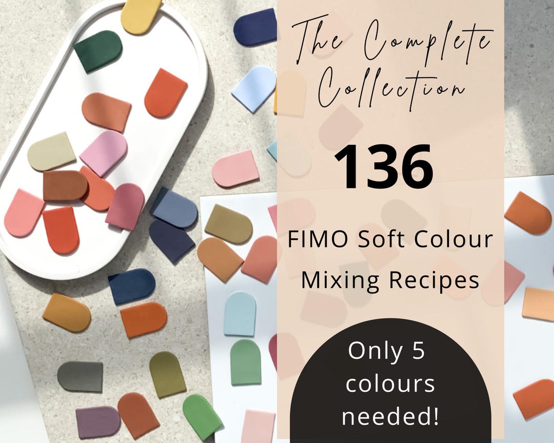FIMO Soft Clay Recipes Bundle / Fimo / Polymer Clay Colour Recipes ...