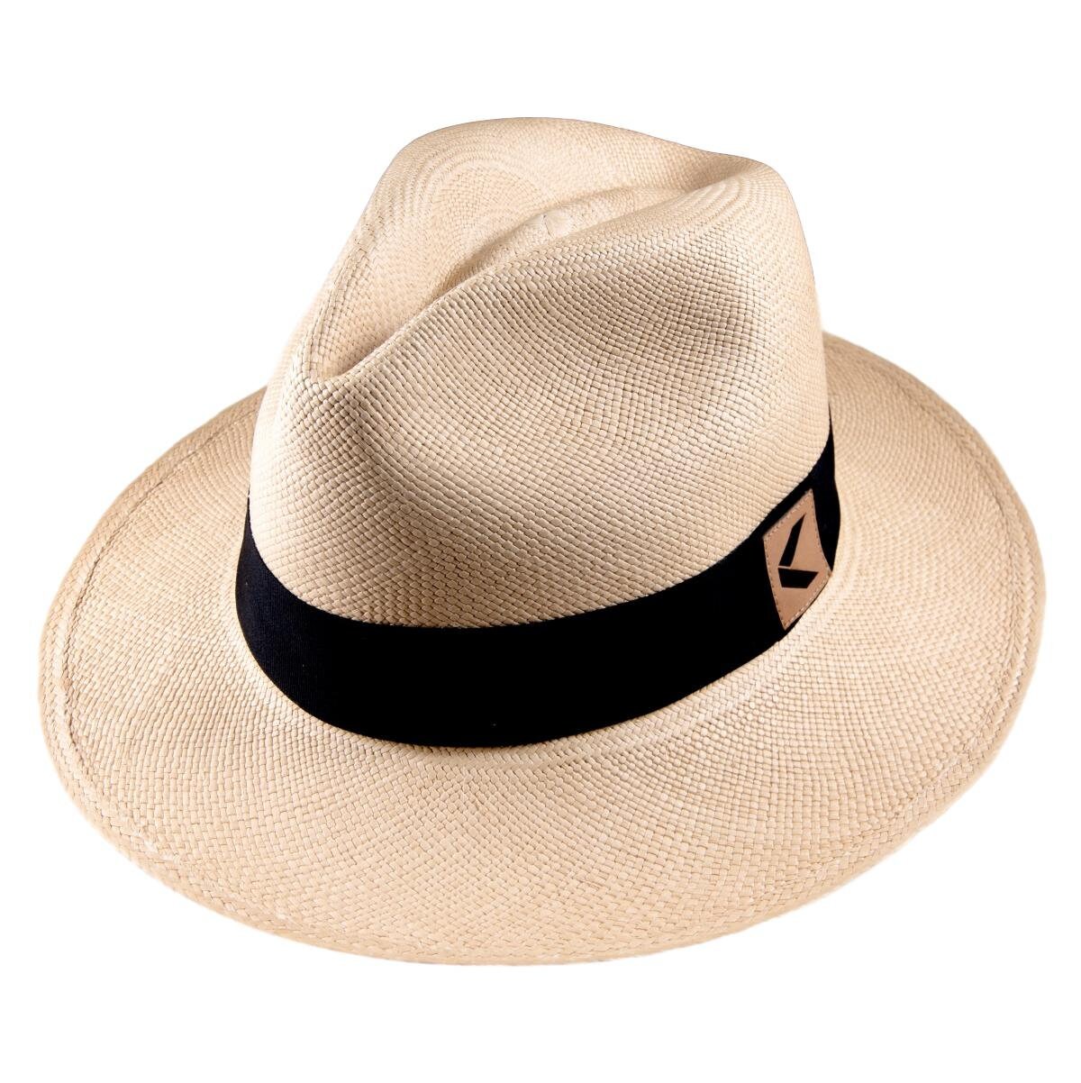Toquilla Straw Panama Hat Ecuador Handwoven - Fedora Style With Gift ...