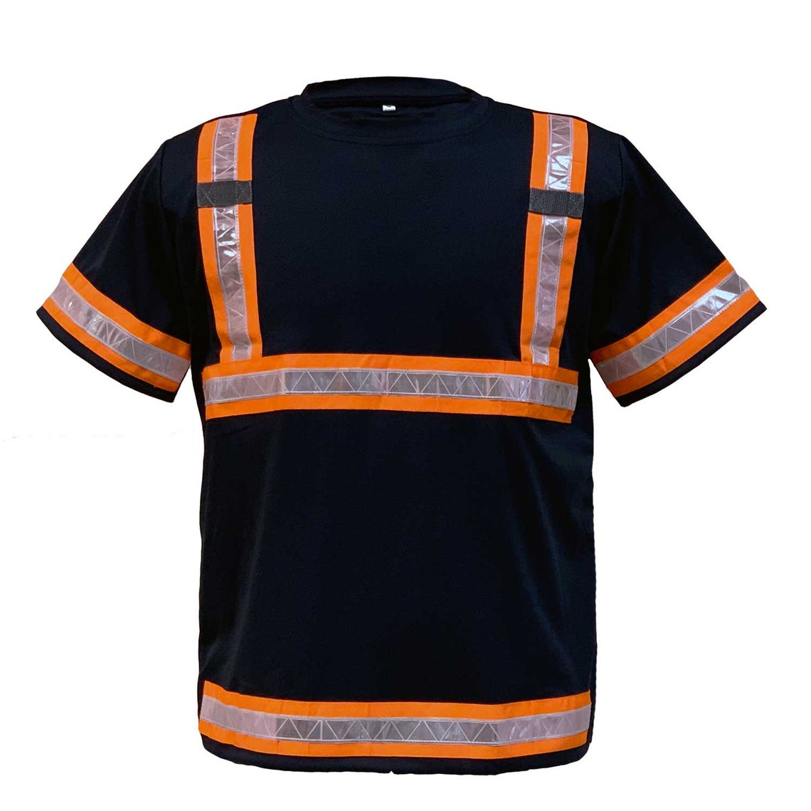 Reflective Safety Work Shirts for Men - High Visibility Short Sleeve T ...