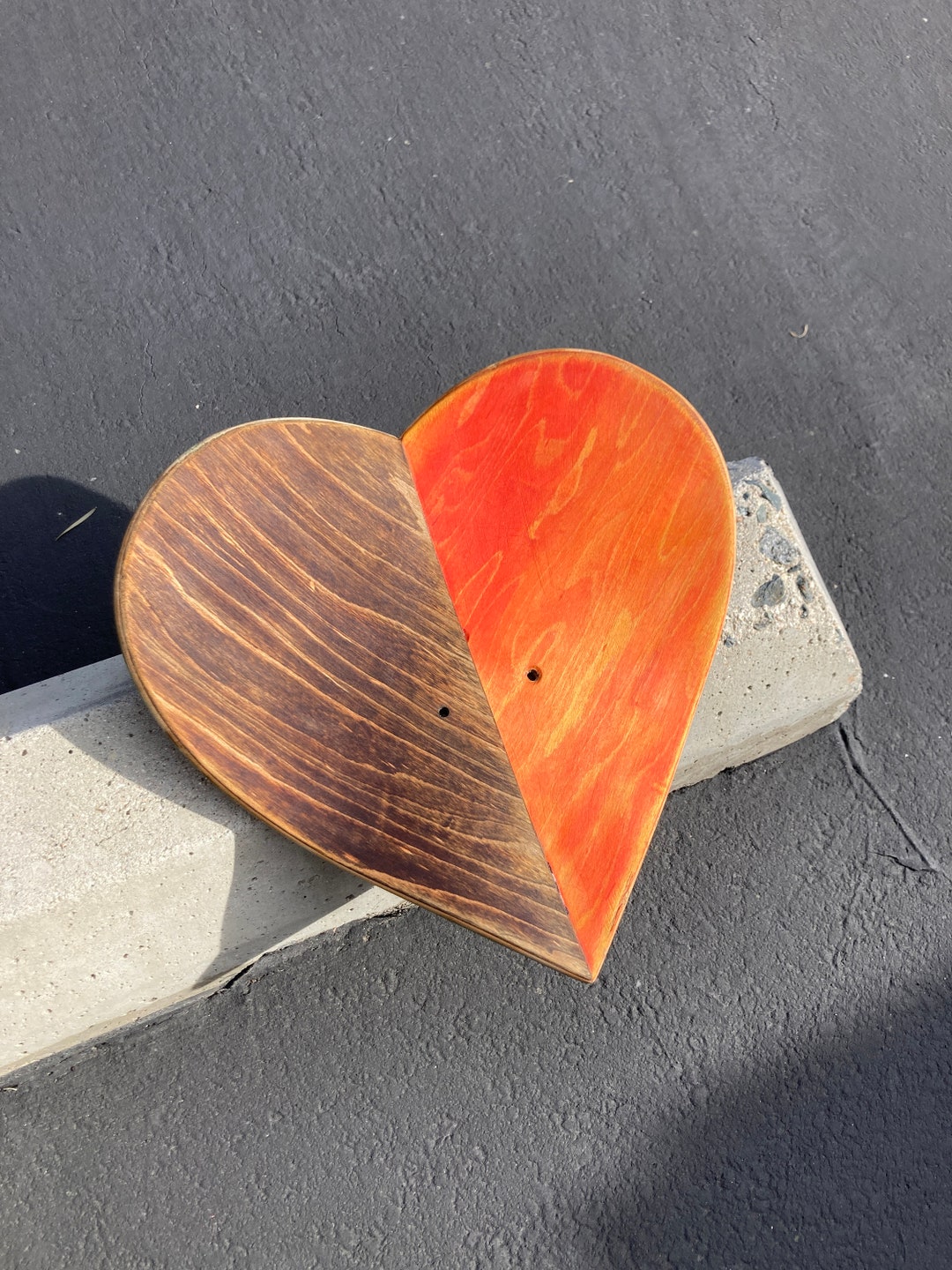 Recycled Skateboard Heart | Wall Hanging | Tray - Etsy