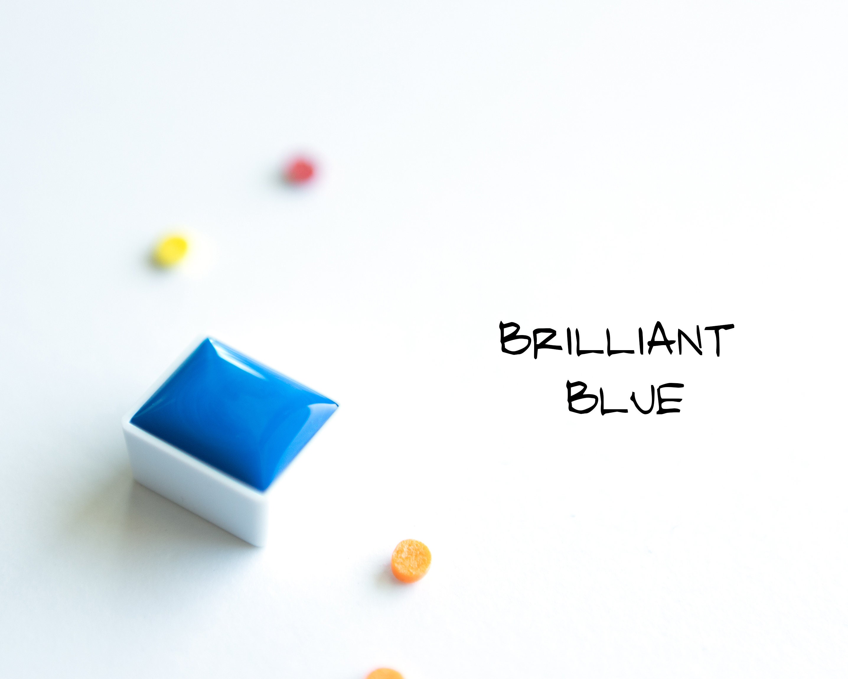 Bright Fluorescent Neon Handmade Watercolor Paint Palette 6 | Etsy