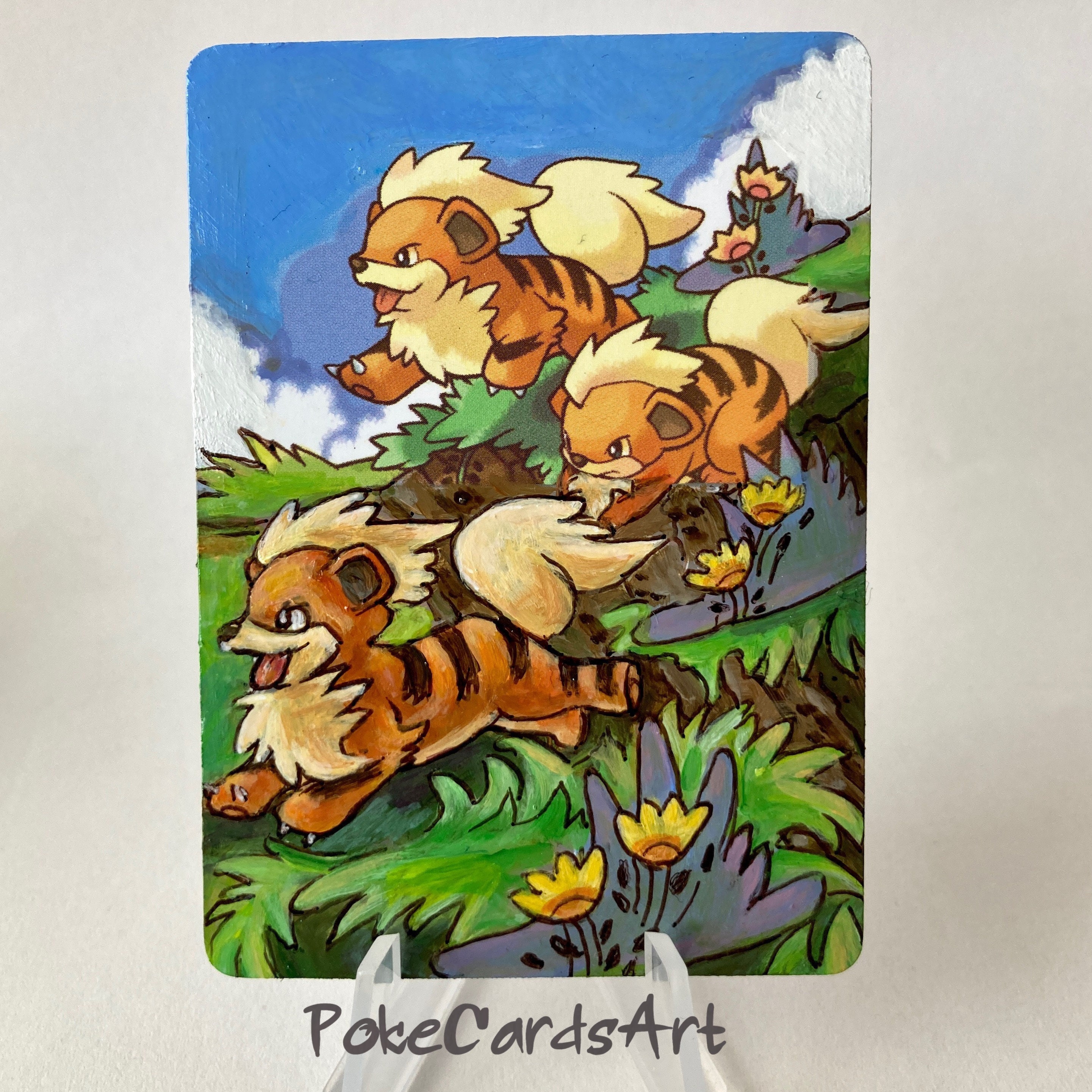 Growlithe Pokemon Card