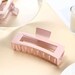 Oversized Hair Claw, Large Light Pink Claw Clip, Thick Hair Claw, Matte ...