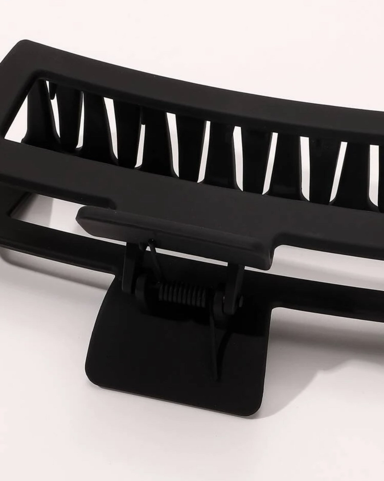 Oversized Hair Claw, Large Black Claw Clip, Thick Hair Claw, Matte ...