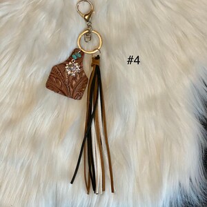 Brand New Western Leather Keychains - Etsy