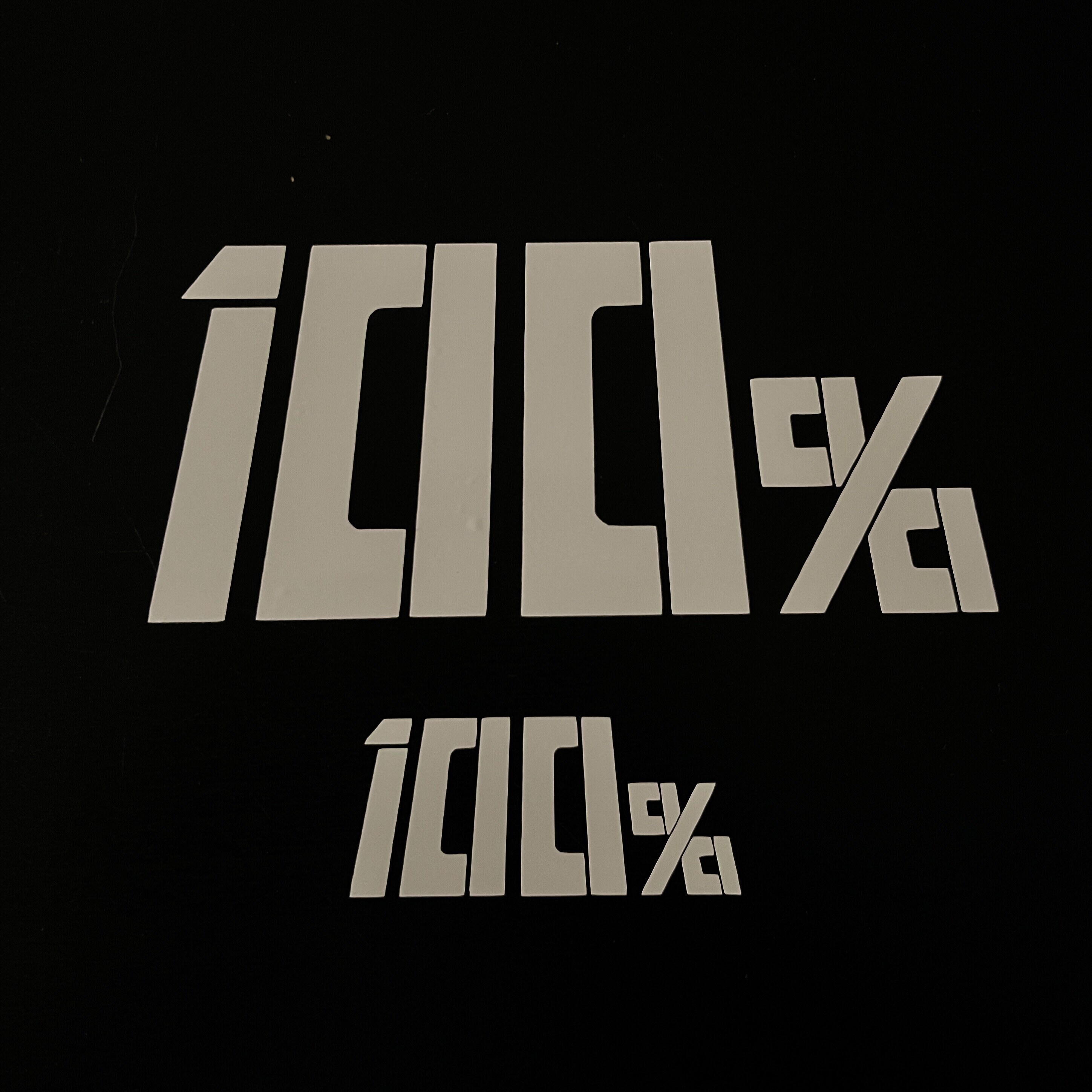 100% Mob Psycho 100 Vinyl Decal - Etsy