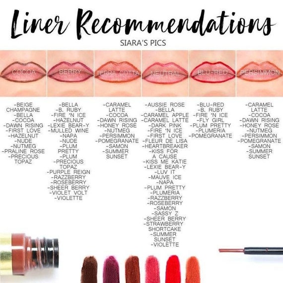 Senegence Lipsense Lip Liners