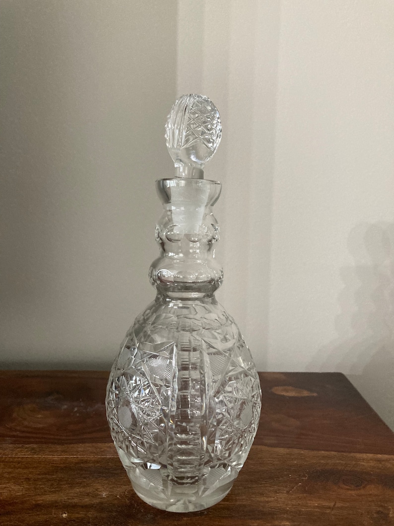 Crystal Sherry Decanter - Etsy