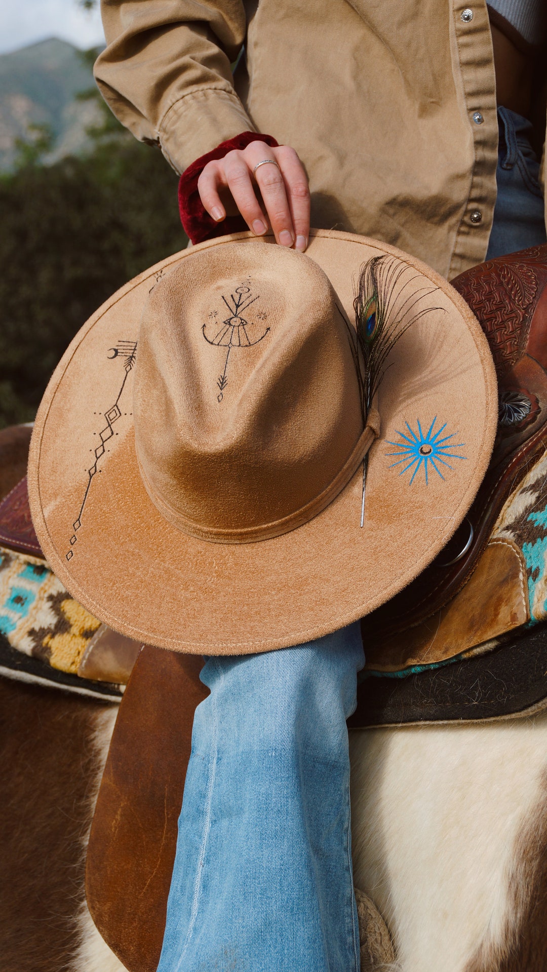 The Awakening Tulum Handmade Hat Fedora Christmas - Etsy