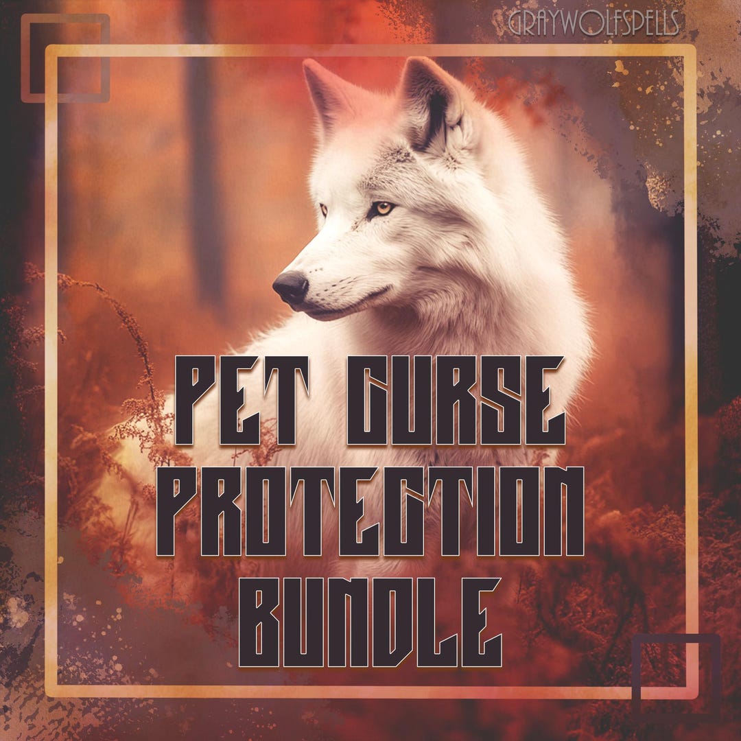 Pet Curse Protection Bundle // Curse Removal, Protection, Energy ...
