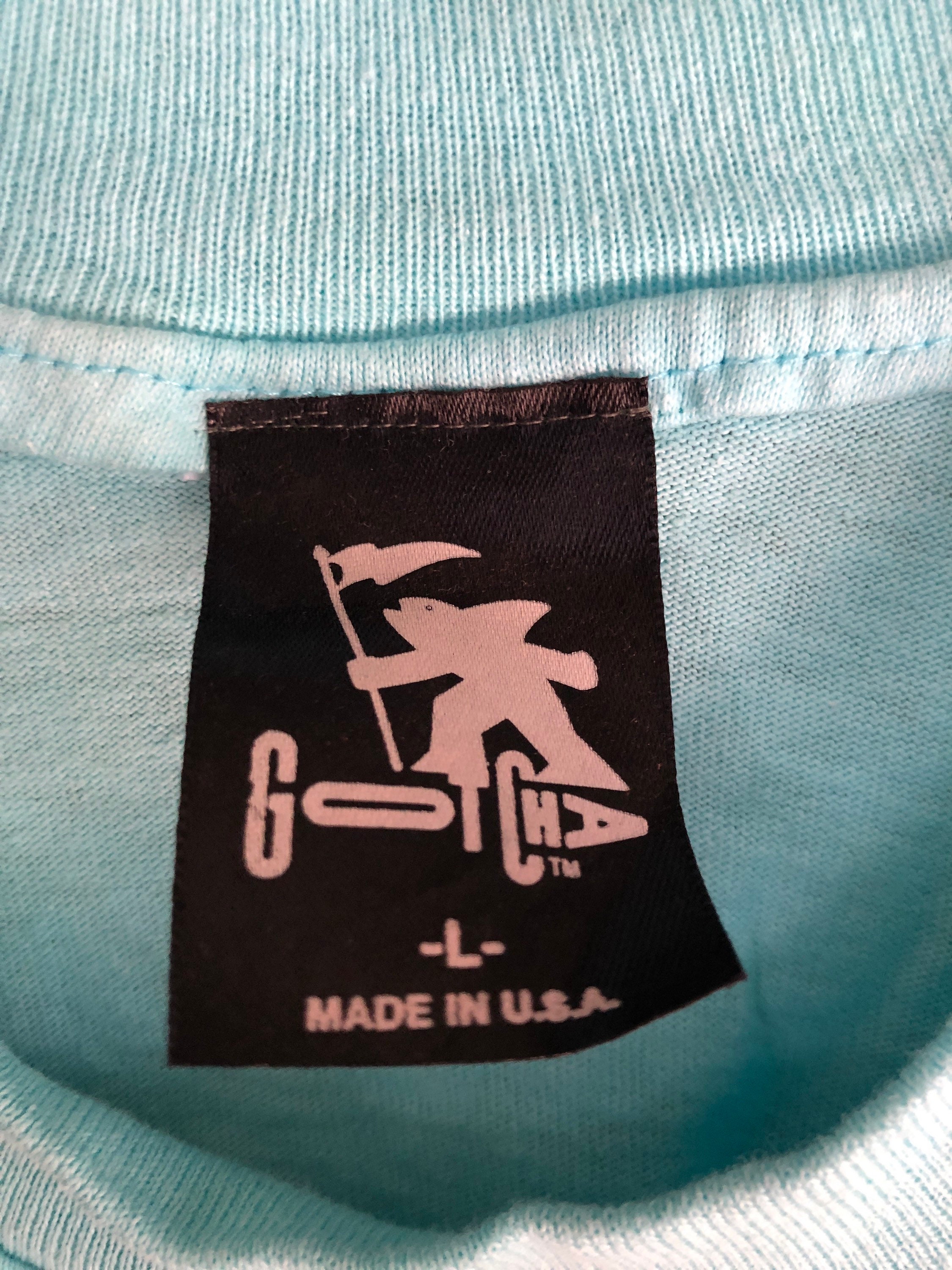 80's Gotcha Surf Tee Medium 80s Single Stitch Tee | Etsy