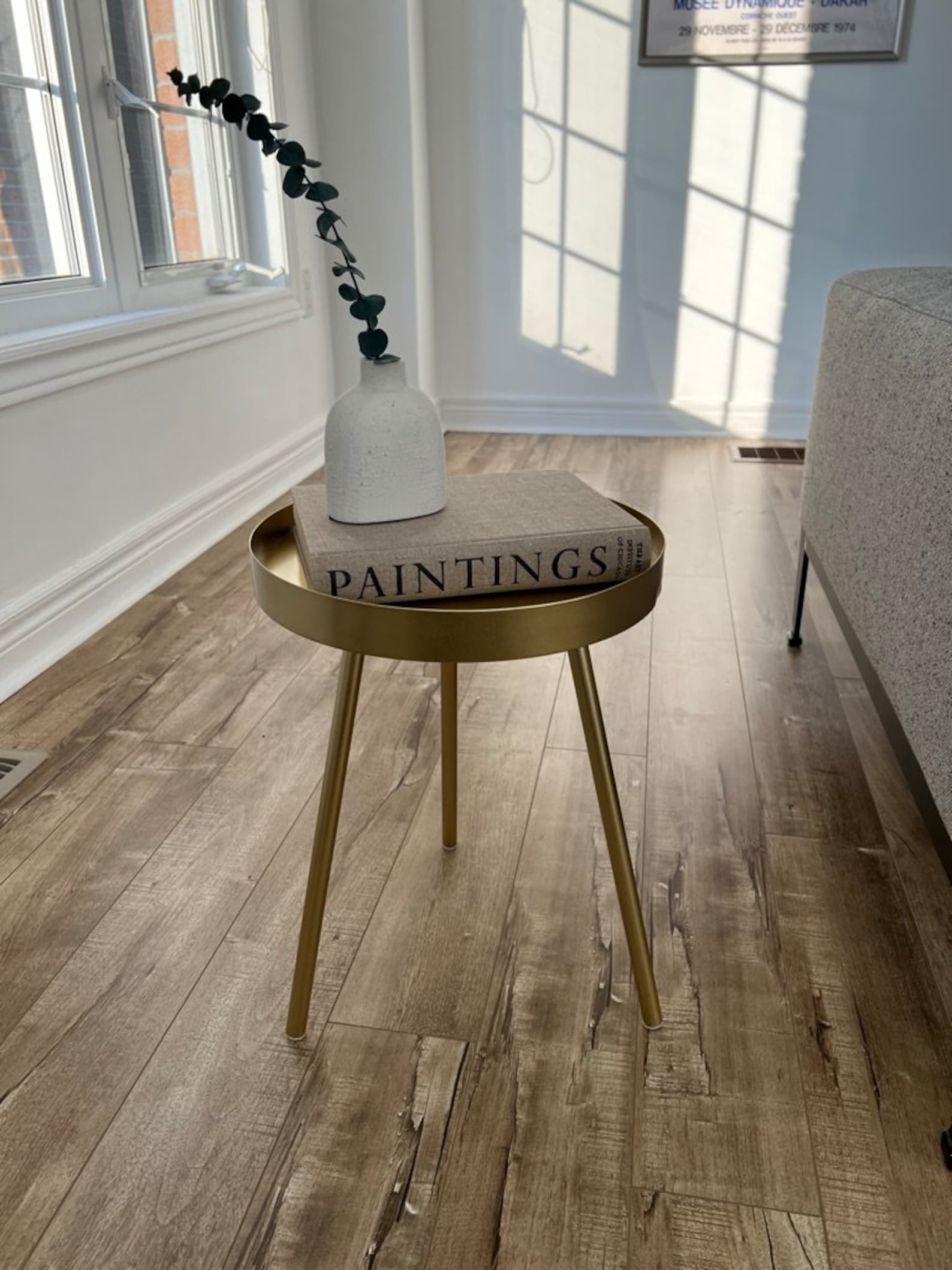 Gold Round Metal Stand - Etsy