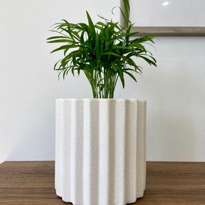 White Column Ceramic Planter Pots - Etsy