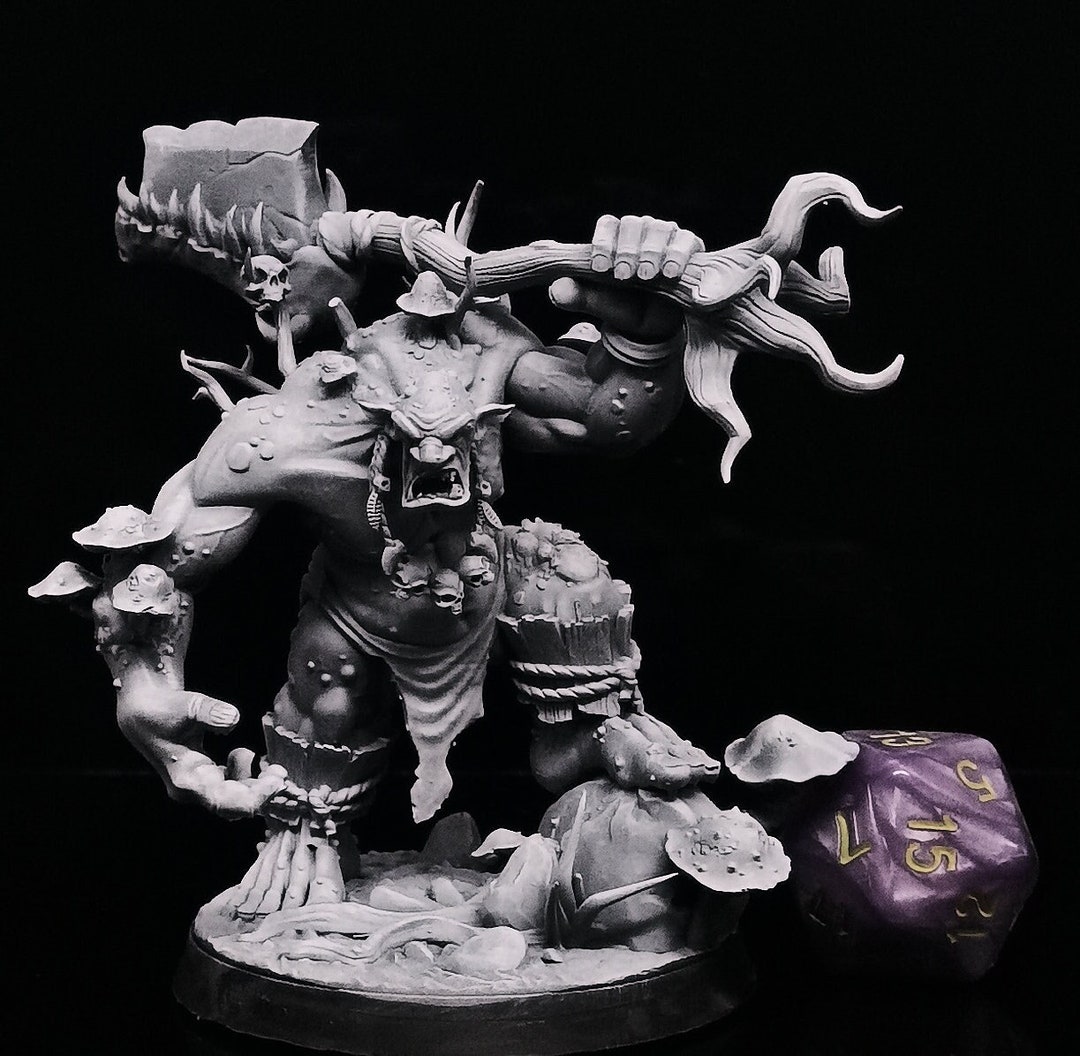 Swamp Troll 3D Print Miniature 4K High Resolution - Etsy