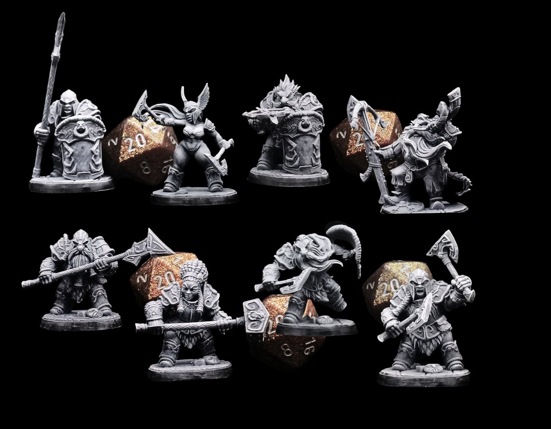 Dwarf Clan RPG Miniatures UK / Ultra HD 4K Resolution / Extreme Detail ...