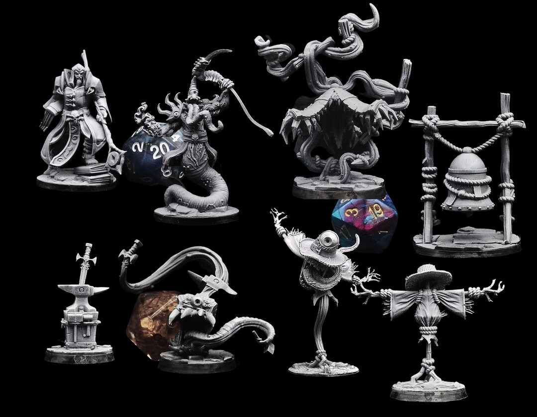 Mimic Mayhem Vol. 2 RPG Miniature UK Ultra HD 4K Perfect for Dungeons ...