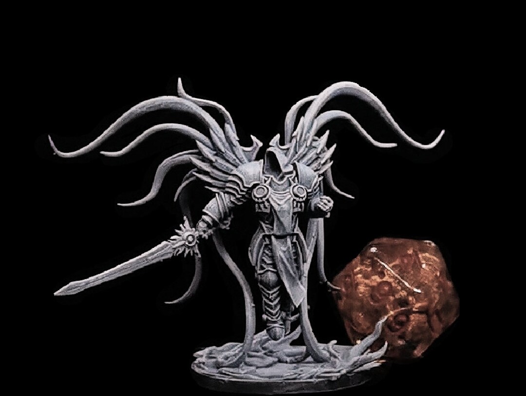 Seraphim of Justice 3D Print Miniature 4K High Resolution Highlighted ...