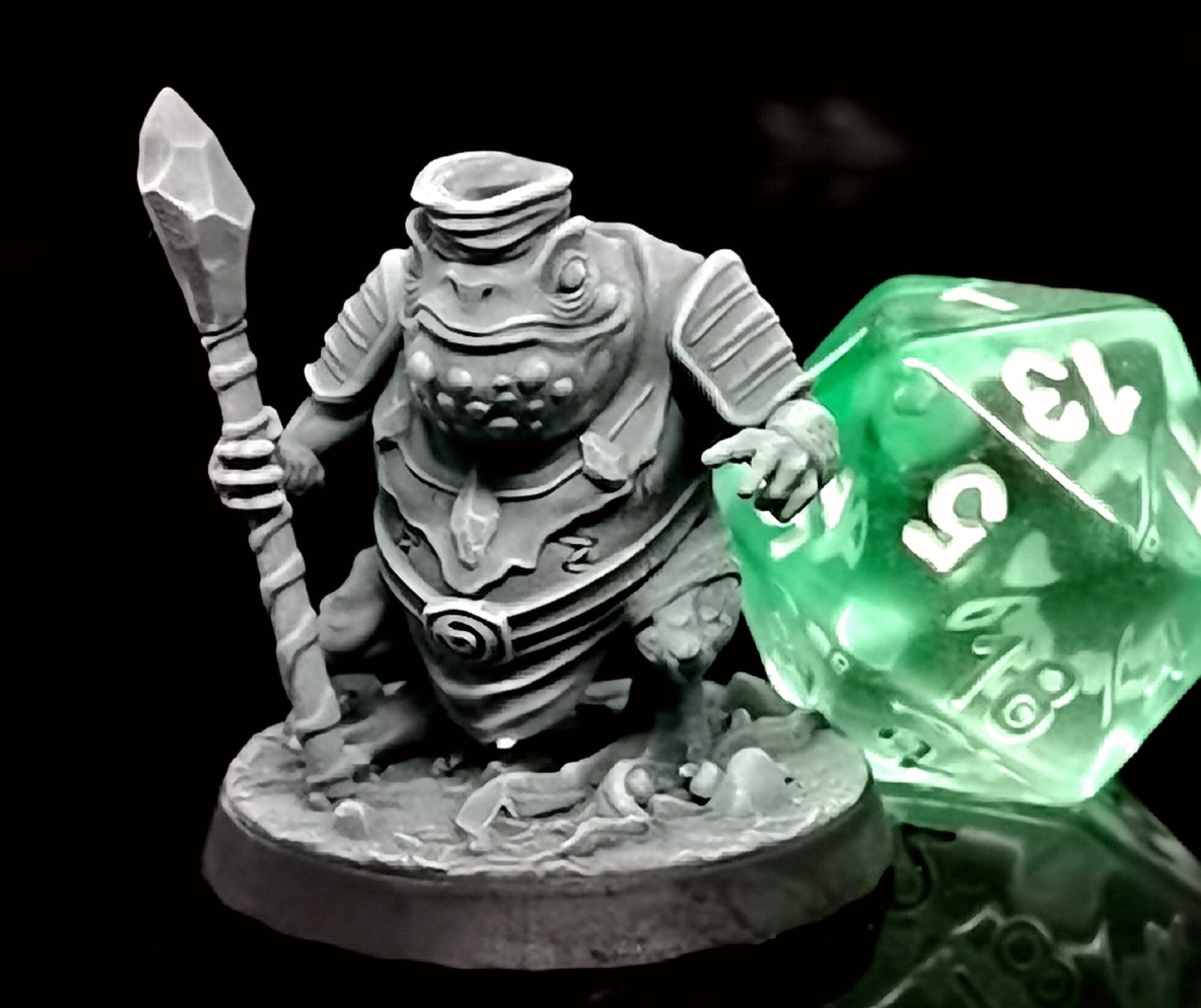 Toad Folk RPG Miniatures UK Ultra HD 4K Tough Resin | Etsy