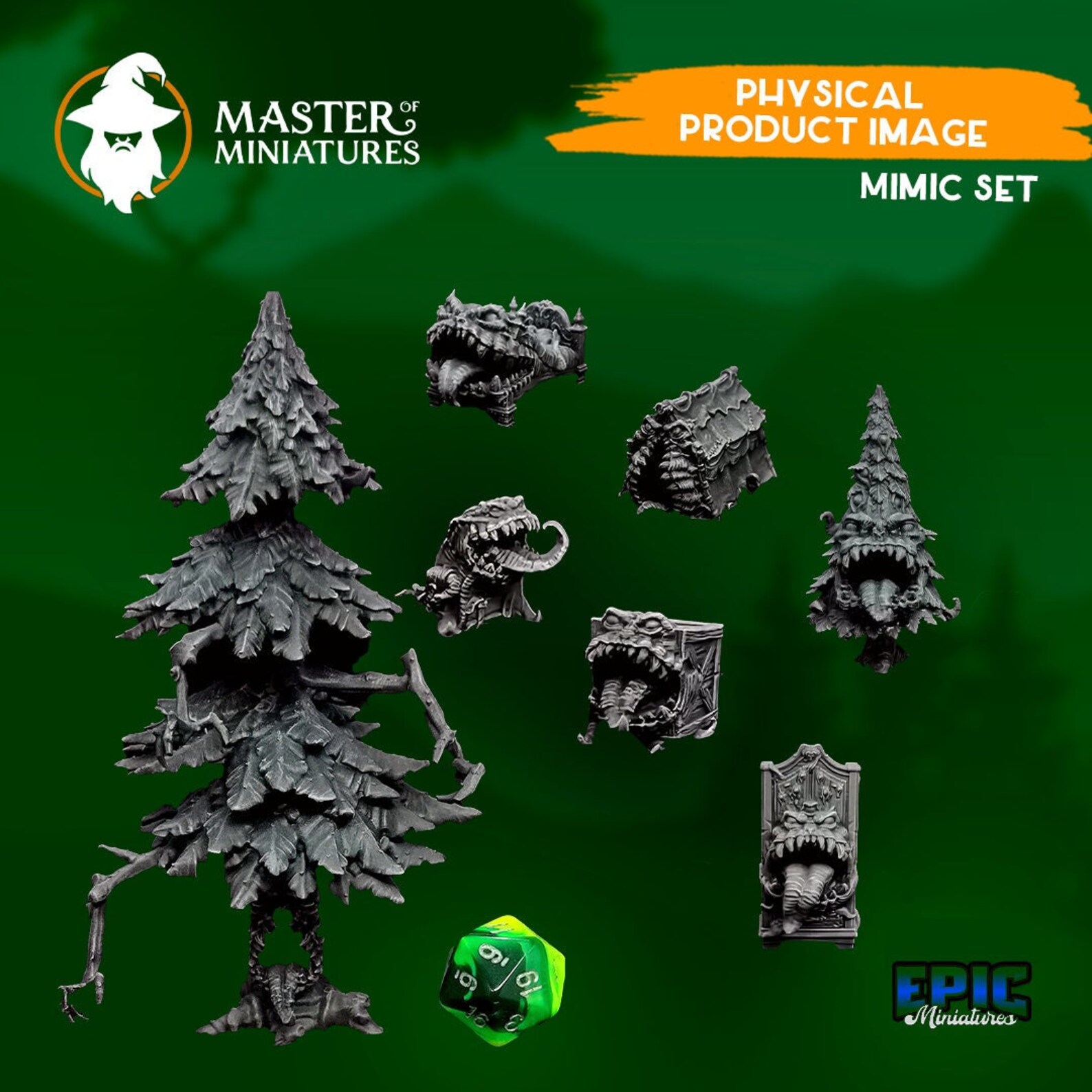 Mimic Set RPG D&D Miniatures UK Ultra HD 4K Resolution - Etsy UK