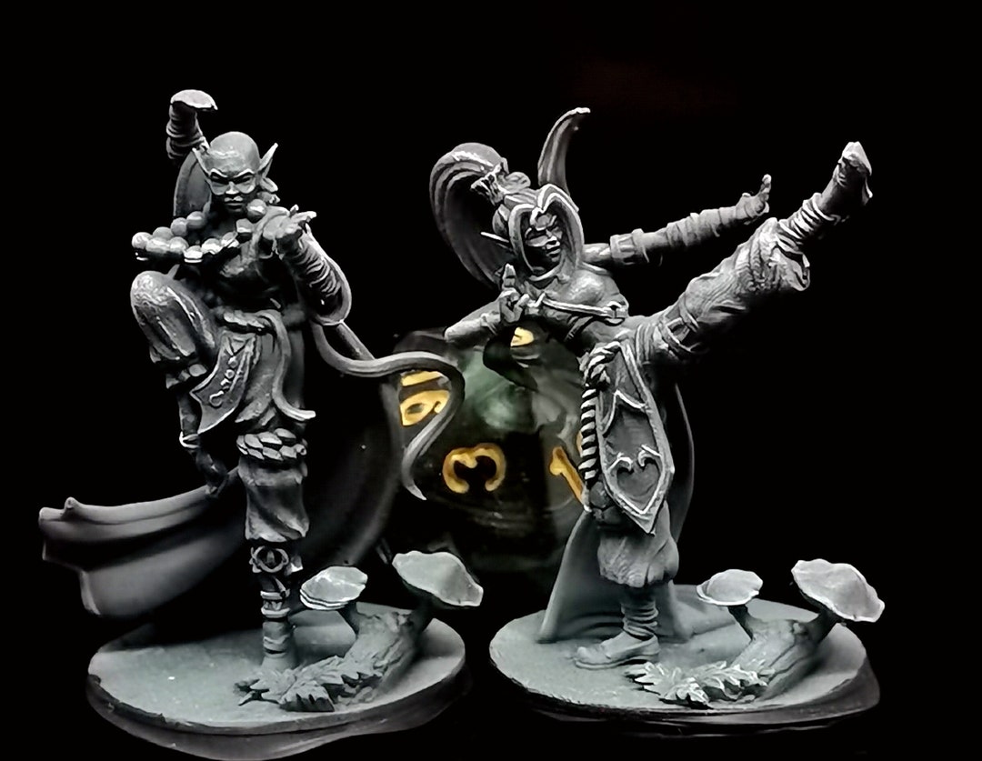 Elf Monks RPG Miniatures UK Ultra HD 4K Perfect for - Etsy