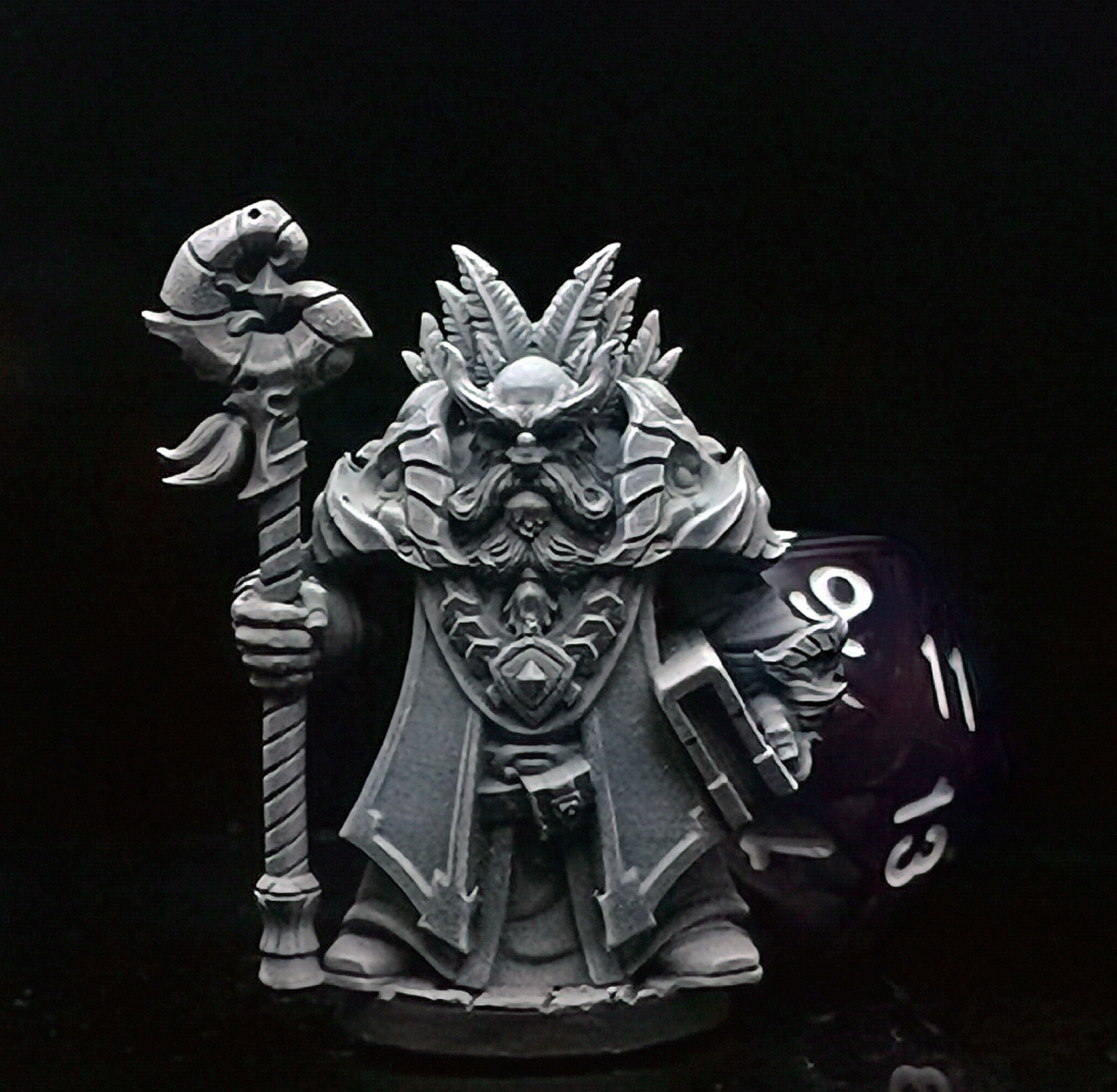 Draloth Warlock Dwarf / 4K Ultra HD Handpainted Miniatures UK | Etsy